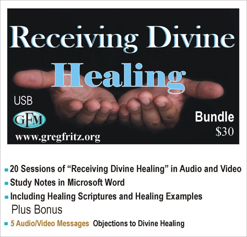 Receiving Divine Healing USB Bundle - Greg Fritz Ministries